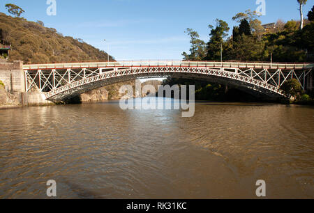Kings Bridge Cataract Gorge Launceston Tasmania Australia Stock Photo ...