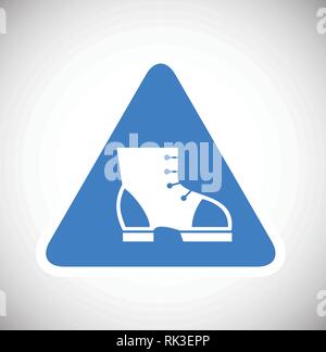 Security Notice Sign Safety Shoes And Vest Required With PPE Symbols on ...