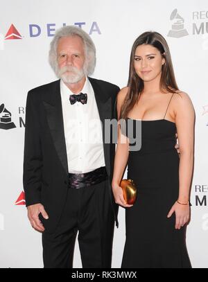 LOS ANGELES - FEB 8: Bob Weir, Monet Weir at the MusiCares Person of ...