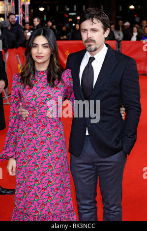 Floriana Lima and Casey Affleck attending the Vanity Fair Oscar Party ...