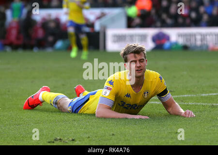 Leeds United's Patrick Bamford reacts during the English FA Cup third ...