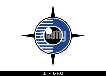 compass eye abstract vision logo icon Stock Vector Image & Art - Alamy