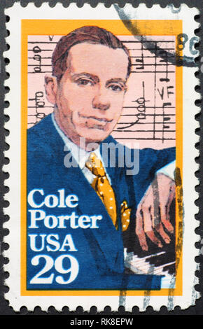 Cole Porter. Portrait of the American composer and songwriter, Cole ...