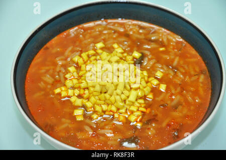 Soup Almonds AKA soup mandel an Israeli food product consisting of ...