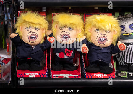 The new Donald Trump doll on display at Toys R Us in Times Square on ...