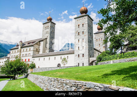 The Stockalper Palace is a castle build between 1651 and 1671 in Brig ...
