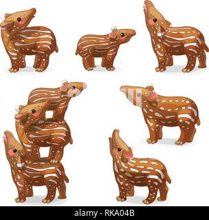 animal tapir cartoon sticker Stock Vector Image & Art - Alamy