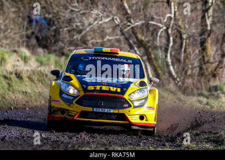 Galway, Ireland. 10th Feb, 2019. Galway International Rally; Garry ...