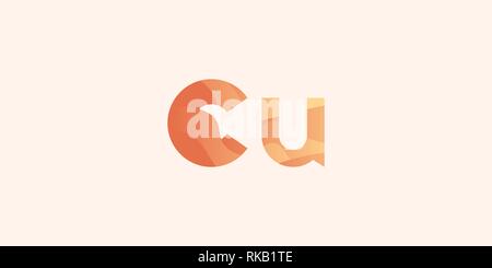 Cu Copper Chemical Element Periodic Table. Single vector illustration ...