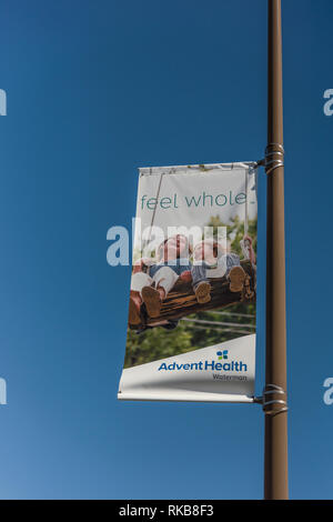 Advent Health Medical Center Banner Poster signs Stock Photo - Alamy