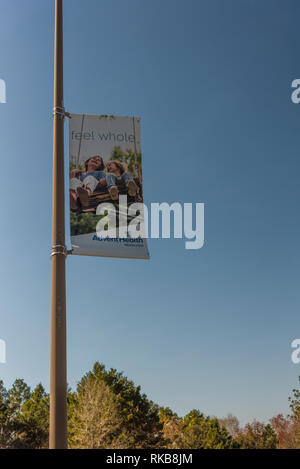 Advent Health Medical Center Banner Poster signs Stock Photo - Alamy