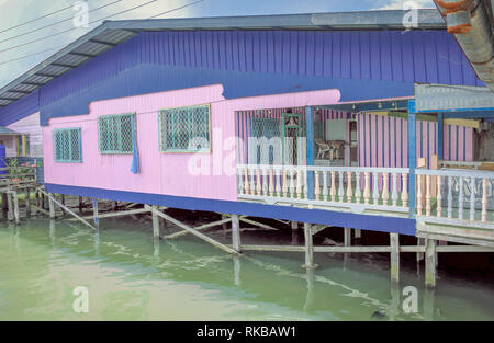 sim sim water village near sandakan borneo,Malaysia Stock Photo - Alamy