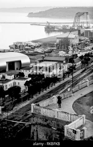 view of the port of ortona, abruzzo, italy Stock Photo - Alamy