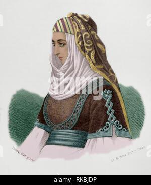 Aisha bint Muhammad ibn al-Ahmar (siglo XVI). Reina de Granada, llamada ...