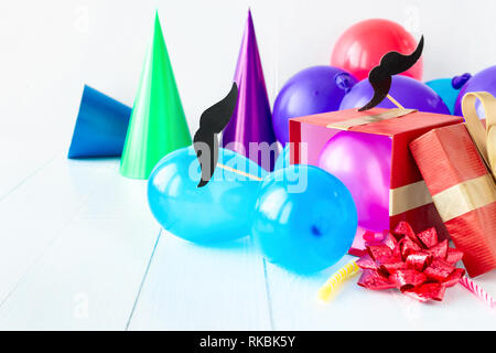 Father's day gift idea background design concept with gift box on ...