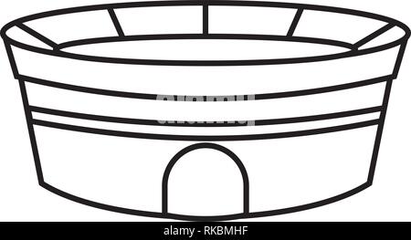 Abstract Cartoon stadium Stock Vector Image & Art - Alamy