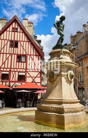 Statue of Bareuzai Place Francois Rude Dijon Cote-d'Or Bourgogne ...