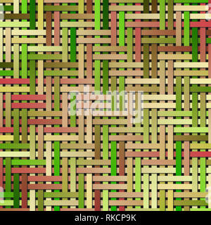 Conceptual background, virtual geometric pattern, woven mat or rattan ...