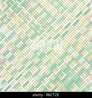 Decorative and virtual geometric pattern woven mat or rattan ...