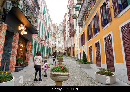 MACAO - CIRCA FEBRUARY, 2016: Macao at daytime. Macao is an autonomous ...