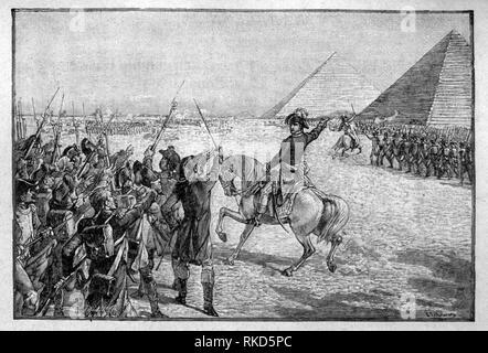 Battle of the Pyramids (Embabeh) 1798. French Invasion of Egypt, 1818 ...