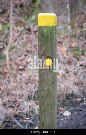 The Calderdale Way Sign, between Shelf and Norwood Green, Halifax, West ...