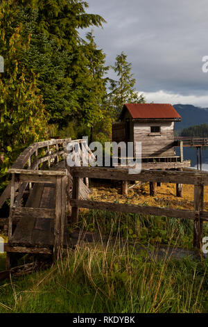 Winter Harbour, Vancouver Island, British Columbia, Canada Stock Photo ...