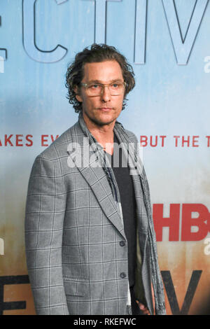 Matthew McConaughey attending HBO's True Detective Season 3 premiere in ...