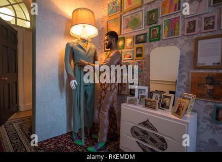 Rahemur Rahman with his installation Made in Bangladesh, at a photo ...