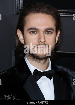Zedd arrives at the 61st annual Grammy Awards at the Staples Center on ...