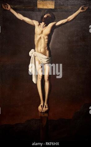 Christ Crucified by Francisco de Zurbaran Stock Photo - Alamy