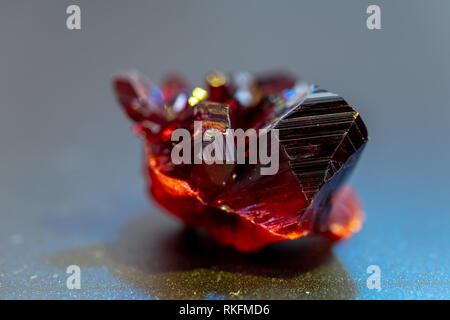 Gemstone nugget. Transparent Raw Ruby Stock Photo - Alamy
