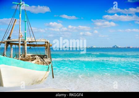 Cancun Puerto Juarez in Caribbean sea of Mexico Stock Photo - Alamy