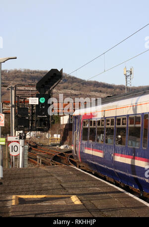 156 First Scotrail Sprinter unit, Loch Aweside Stock Photo - Alamy