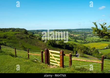 Frocester Hill viewpoint, Coaley Peak, near Nympsfield, Gloucestershire ...