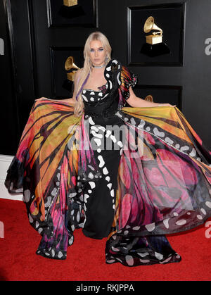 Saint Heart arrives at the 61st Annual Grammy Awards red carpet at the ...