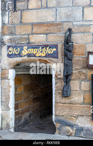 Old Smuggler restaurant and one of Whitby's oldest surviving building ...