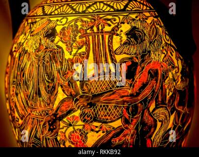 Apollo Giving Orpheus Lyre, Musical instrument, Greek Ancient Replica ...