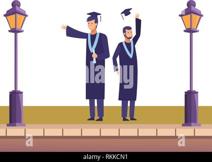 graduation ceremony friends Stock Vector Image & Art - Alamy