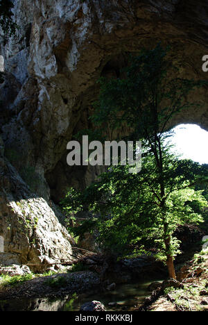 In eastern Serbia, in the gorge of the Vratna River, three natural ...