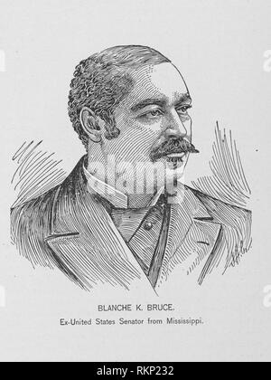 Blanche K. Bruce (1841-1898), African-American U.S. Senator from ...