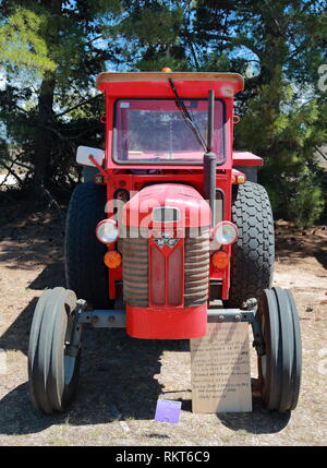 Massey Ferguson tractor at the Power Rally at Port Milang, South ...