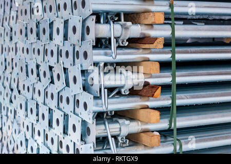 outdoor warehouse storage racks for construction materials Stock Photo ...
