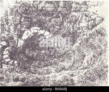 Leonardo Da Vinci, A Deluge, drawing, circa 1517 Stock Photo - Alamy