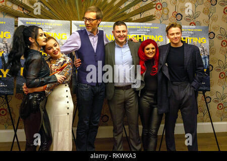 Florence Pugh, Zak Bevis, Paige Bevis and writer/director Stephen ...