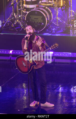 Sam Melo with Rainbow Kitten Surprise performs during Music MidTown ...