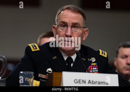 General Robert B. Abrams, United States Army, during his confirmation ...