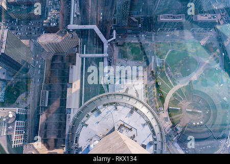 Aerial morning view of the Toronto downtown, Canada Stock Photo - Alamy