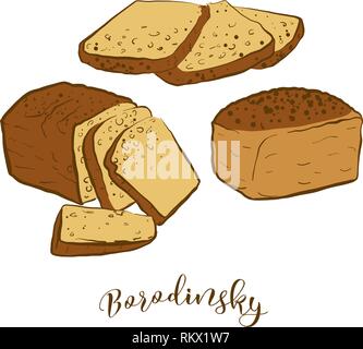 slices bread food Stock Vector Image & Art - Alamy