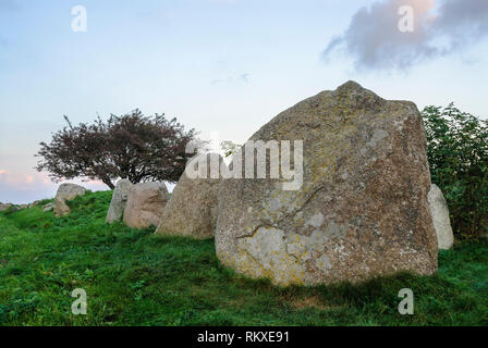 Rügen, Großsteingrab Riesenberg, Nobbin, Mecklenburg-Vorpommern ...